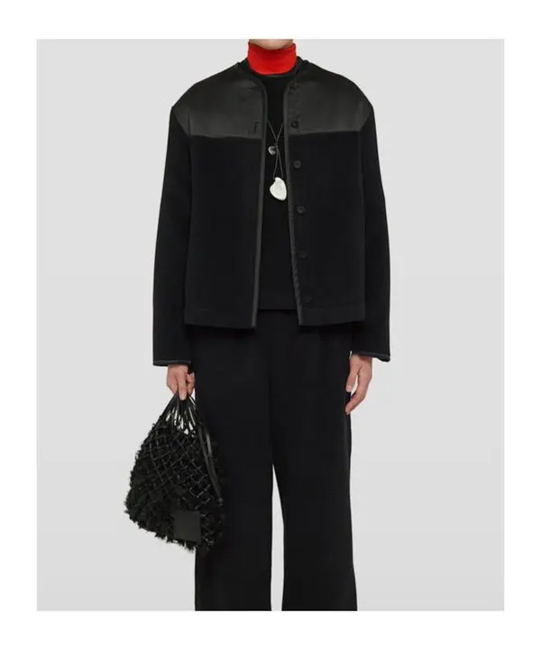 JIL SANDER Panelled Fleece Jacket