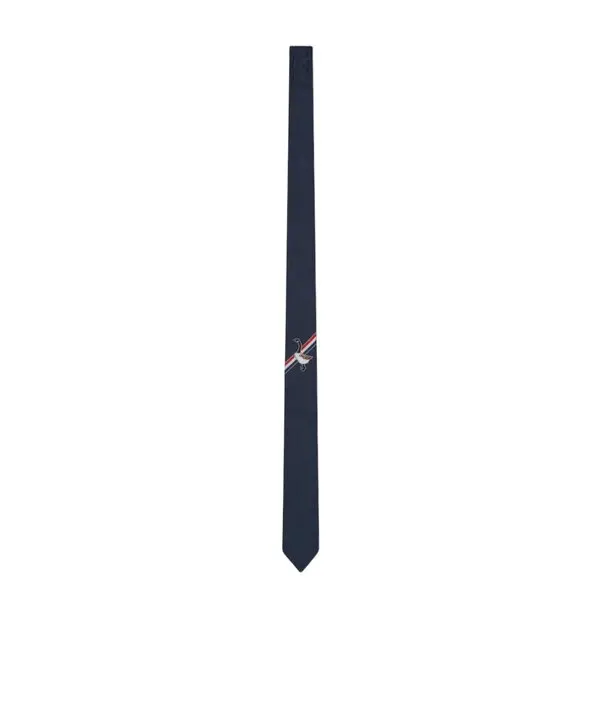 Thom Browne Neck Tie - Navy Blue