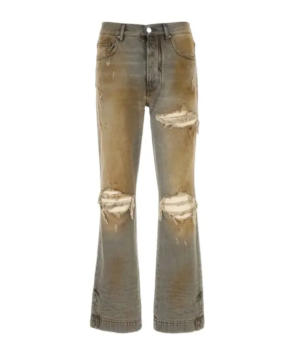Amiri Belt Loop Jeans - Brown