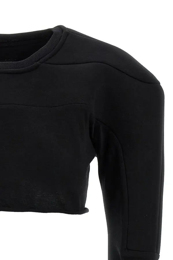 Rick Owens Knitted Cropped Jumper