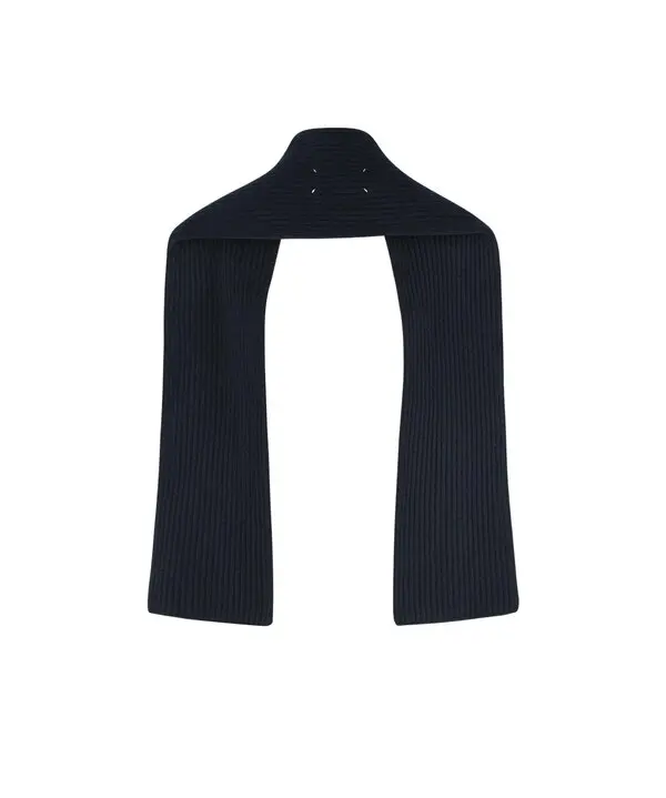 MAISON MARGIELA Knitted Scarf - Black