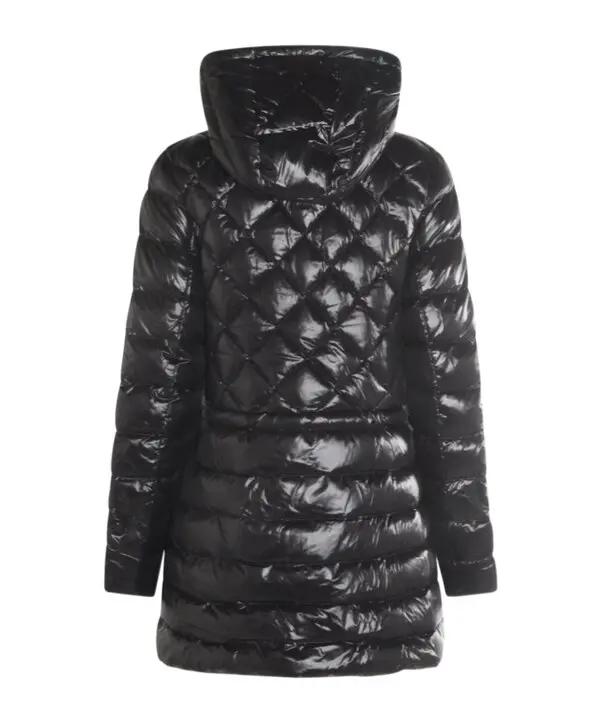 Mackage Diamond-quilted Hooded Coat - Black