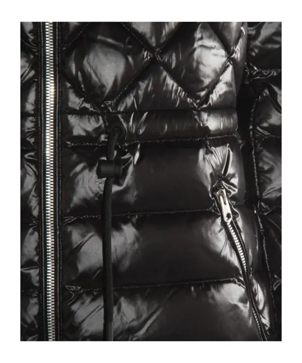 Mackage Diamond-quilted Hooded Coat - Black
