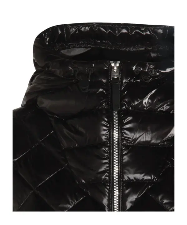 Mackage Diamond-quilted Hooded Coat - Black