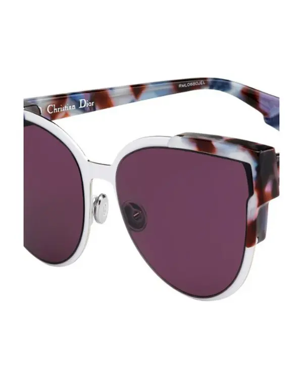 Dior Logo Cat Eye Sunglasses - Red