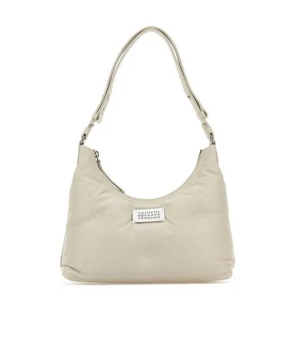 MAISON MARGIELA Glam Slam Hobo Small Shoulder Bag - Light Gray