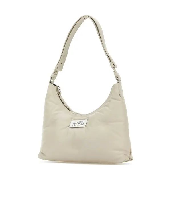 MAISON MARGIELA Glam Slam Hobo Small Shoulder Bag - Light Gray