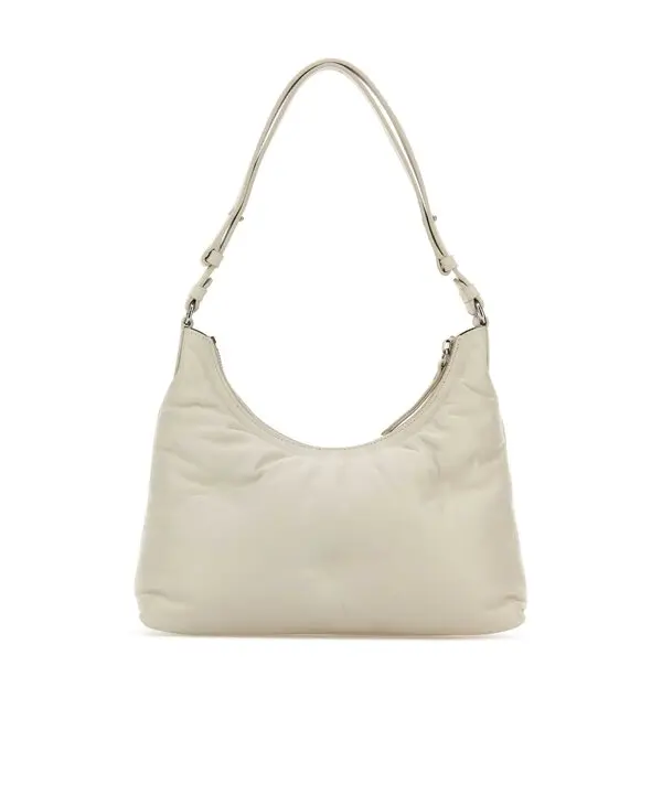 MAISON MARGIELA Glam Slam Hobo Small Shoulder Bag - Light Gray
