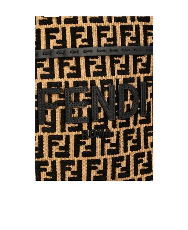 Fendi Mini Sunshine Shopper Bag With Ff Pattern