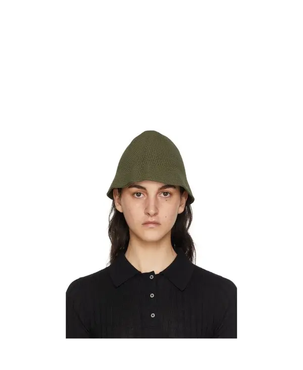 DION LEE Crocheted Fisherman's Hat - Black