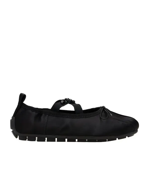 Simone Rocha Embellished Grip Ballet Flats - Black