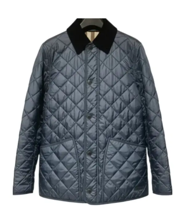 Burberry Quilted Cotton Clothing - Navy Blue