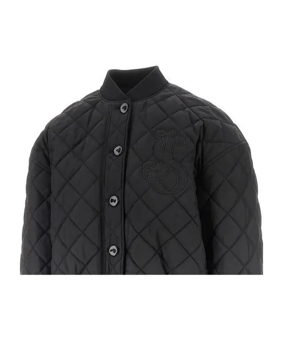JIL SANDER Quilted Padded Long Sleeve Jacket