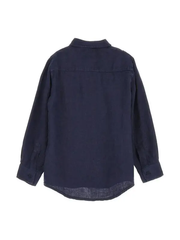 IL GUFO Buttoned Long-sleeve Shirt - Blue