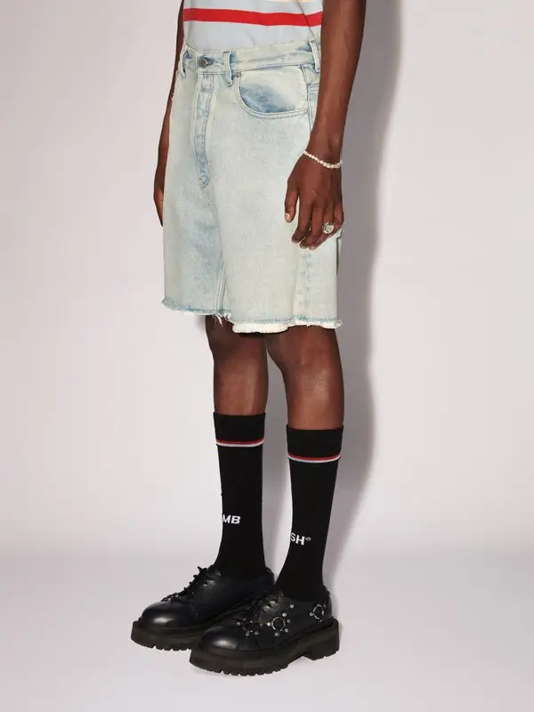 AMBUSH Raw-edge Denim Shorts