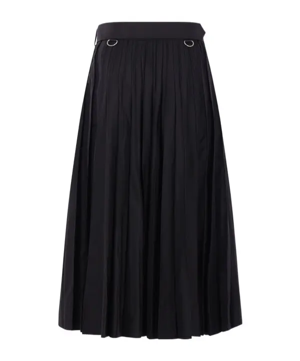 Sacai Pleated Skirt With Belted Waist