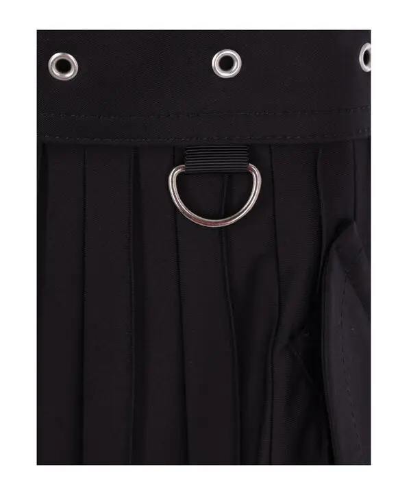 Sacai Pleated Skirt With Belted Waist