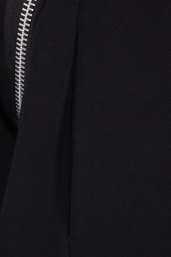Sacai Sponge Sweat Pullover With Side Zipper
