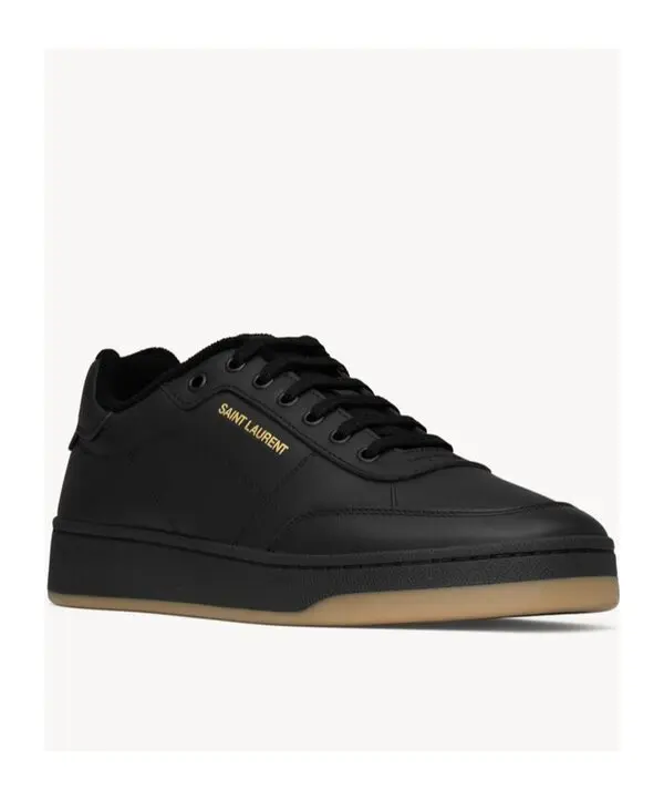 Saint Laurent Sl/61 Lace-up Sneakers - Black