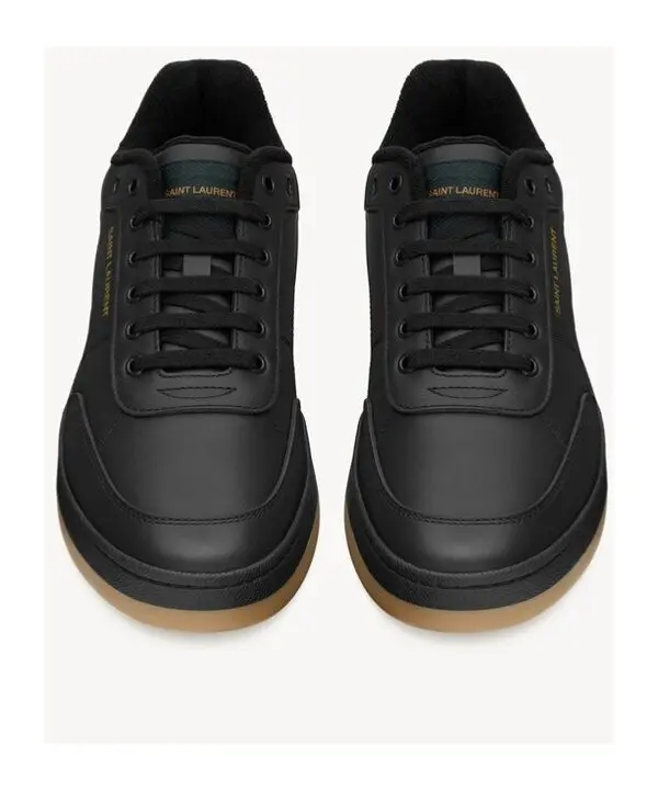 Saint Laurent Sl/61 Lace-up Sneakers - Black