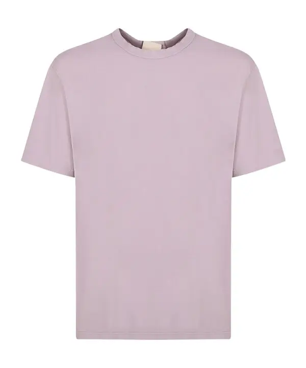 TEN C Logo-patch T-shirt - Pink