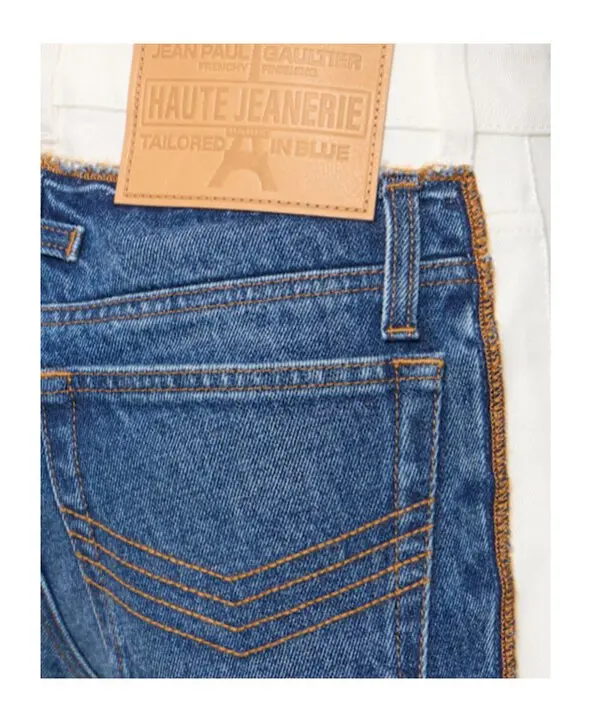 JEAN PAUL GAULTIER Stitch Detail Denim Trousers