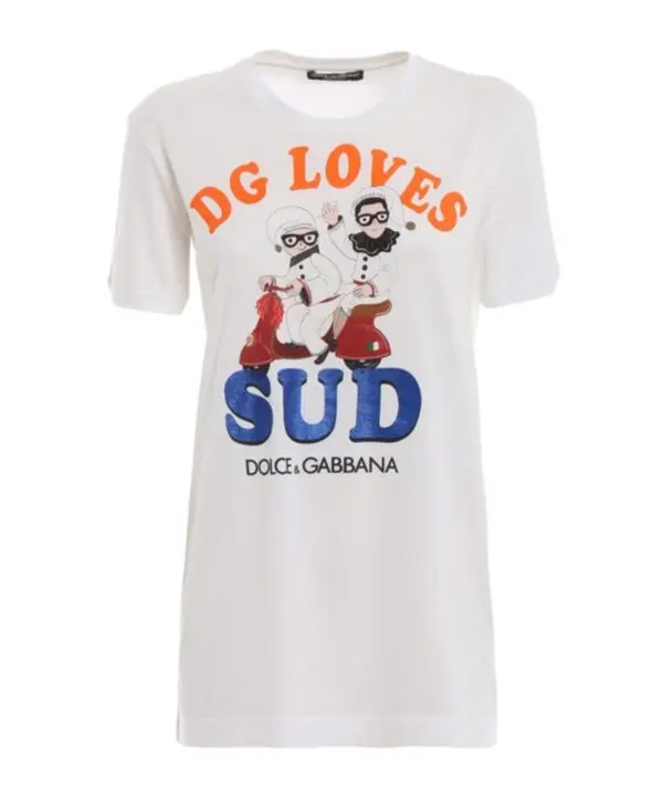 Dolce & Gabbana Dg Loves Sud Print T-shirt