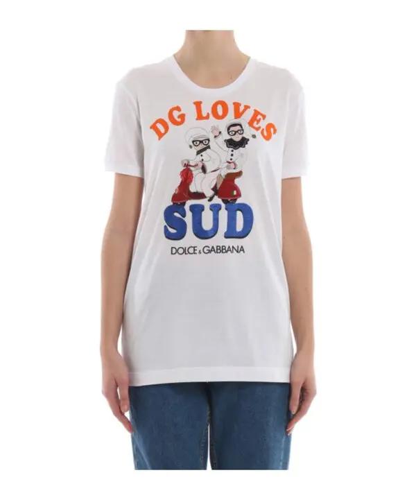 Dolce & Gabbana Dg Loves Sud Print T-shirt