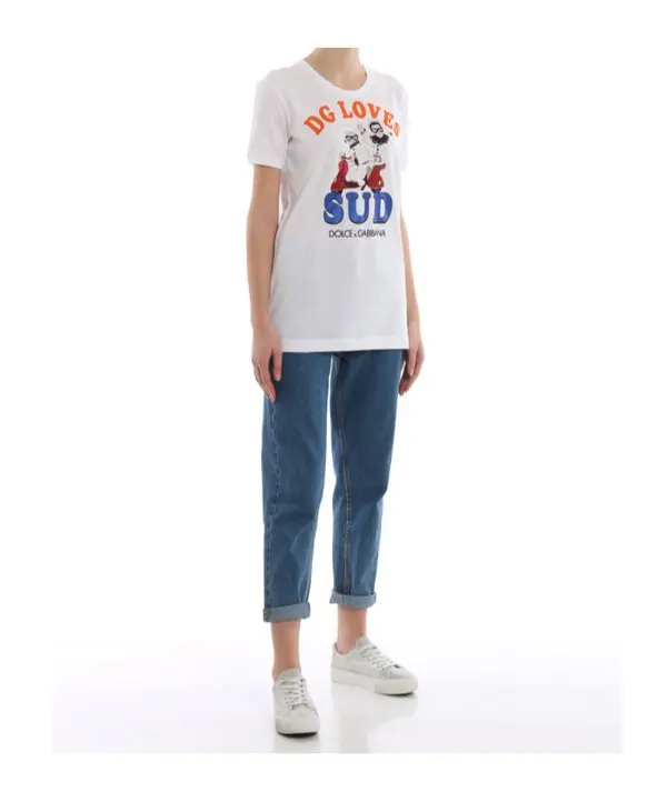 Dolce & Gabbana Dg Loves Sud Print T-shirt