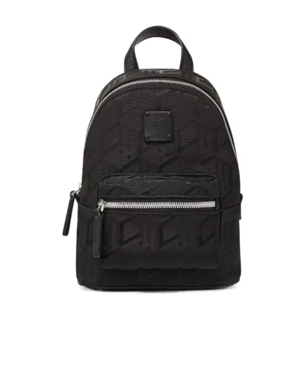 Mcm Logo Monogram Backpack