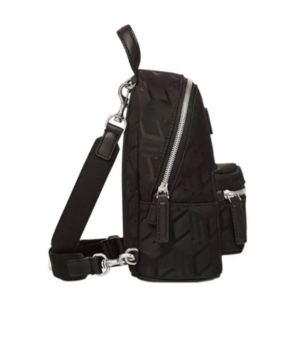 Mcm Logo Monogram Backpack