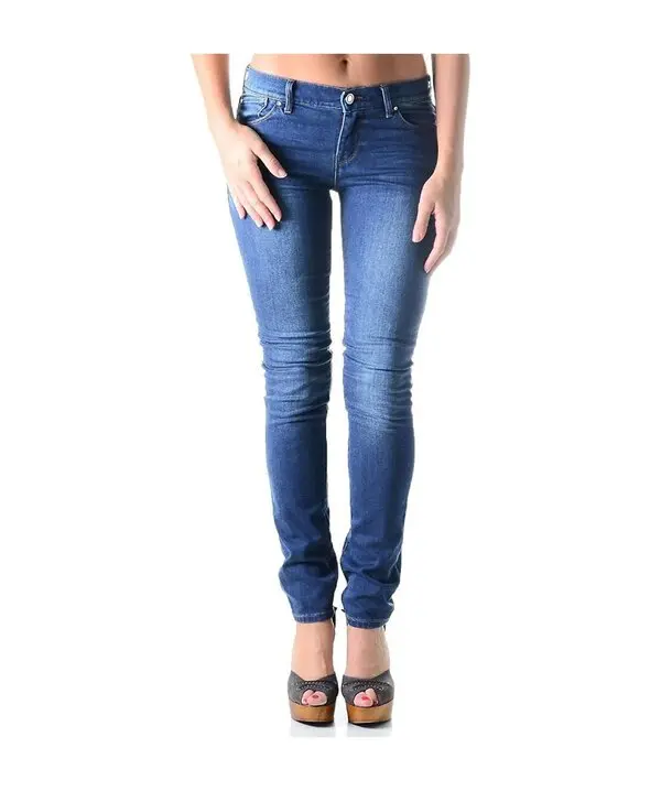 Emporio Armani Slim Fit Logo Jeans - Blue