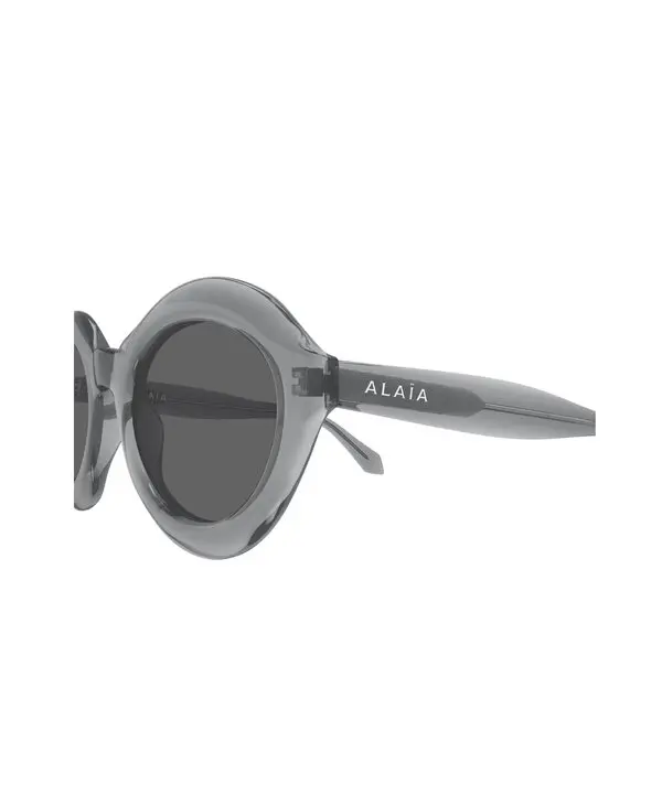 Alaïa Oval Frame Sunglasses - Gray