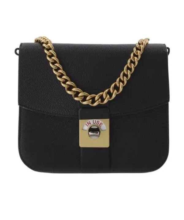 MAISON MARGIELA Two-tone Chain-link Shoulder Bag - Black