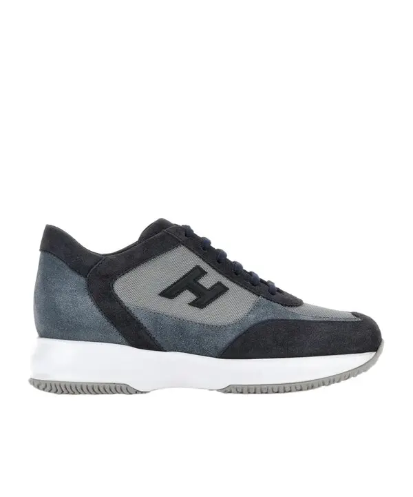 Hogan Interactive Low-top Sneakers With Logo Detail - Black