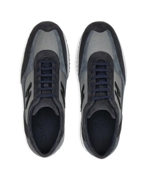 Hogan Interactive Low-top Sneakers With Logo Detail - Black