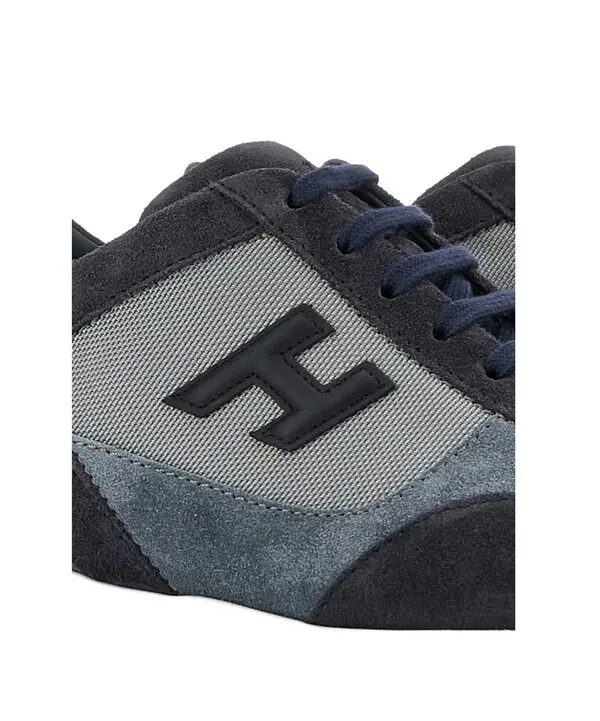 Hogan Interactive Low-top Sneakers With Logo Detail - Black