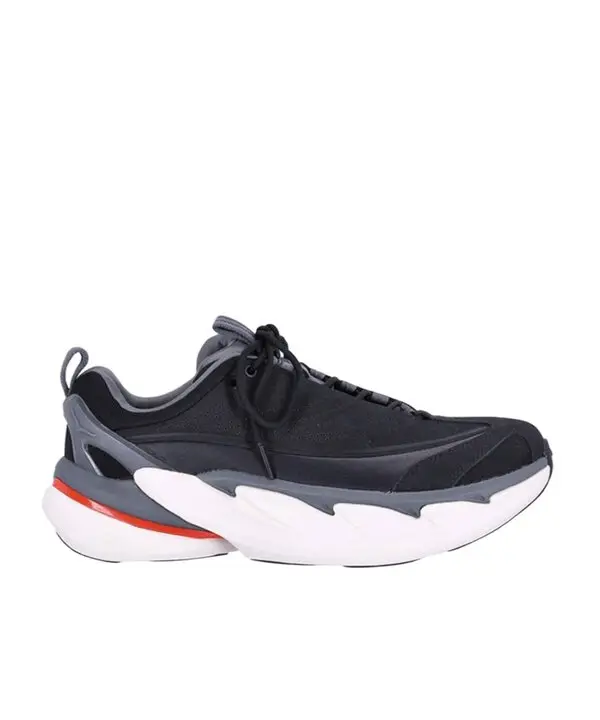 Hoka One One Lace-up Sneakers With Logo And Perforated Details