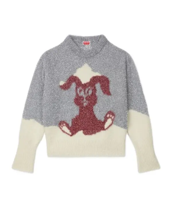 Kenzo Embellished Jumper - Gray