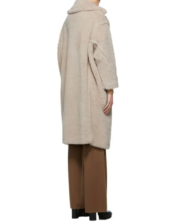 Max Mara Tedgirl Buttoned Long Coat - Sand-colored
