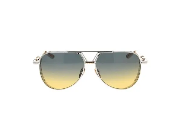 Chrome Hearts Full Frame Aviator Sunglasses - Gray
