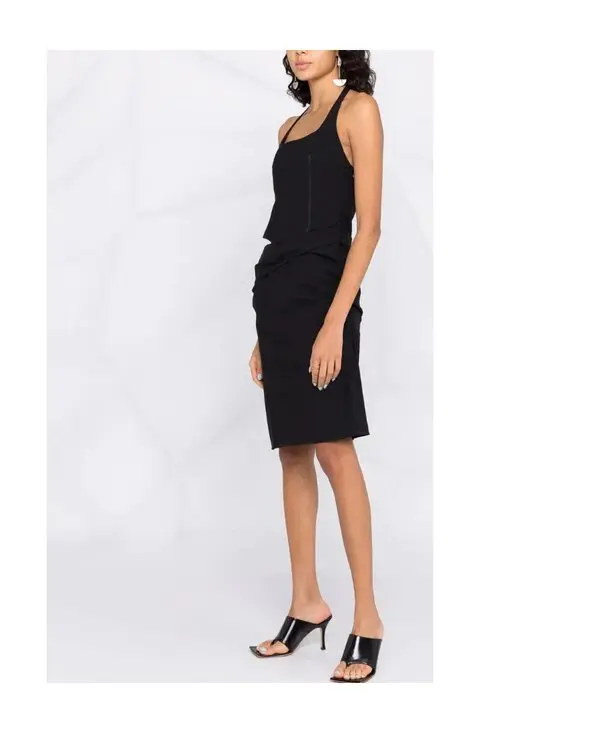 Jacquemus Asymmetric Halterneck Dress With Cut-out Detail