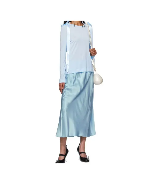 Simone Rocha Long Sleeve T-shirt With Bow Detail