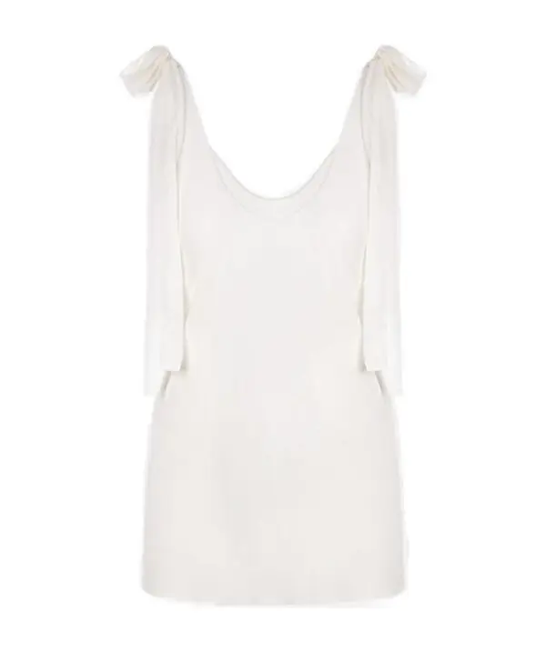 Chloé U-neck Tank Top With Strap Detail