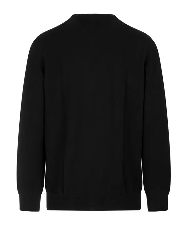 Fedeli Long-sleeved Sweater - Black