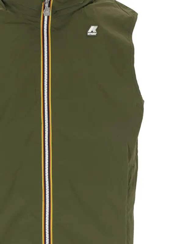 K-WAY Valen Sleeveless Zip-up Vest - Green