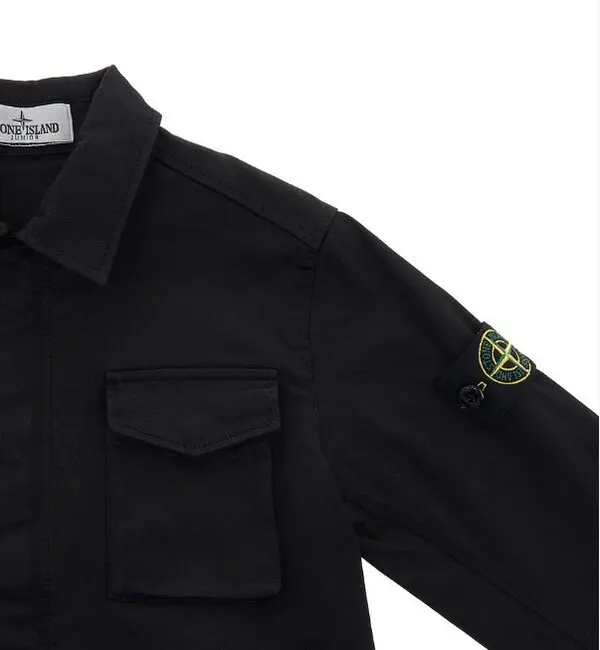 Stone Island Long-sleeved Shirt With Logo Detail