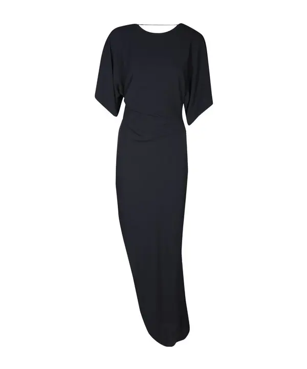 Red Valentino Asymmetrical Fluid Maxi Dress