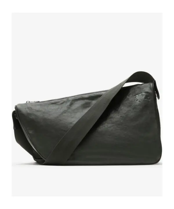 Burberry Shield Ekd Motif Messenger Bag - Black