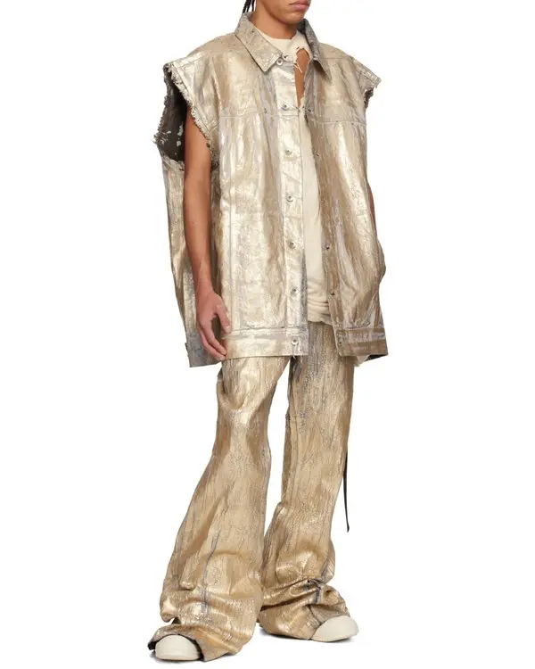 Rick Owens Jumbo Vest - Gold